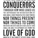 Bible Verse. More Than Conquerors. Romans 8:37-39. Christian Wall Art ...
