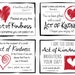Love Random Act of Kindness Cards. Instant Download. Pdf Printable. DIY ...