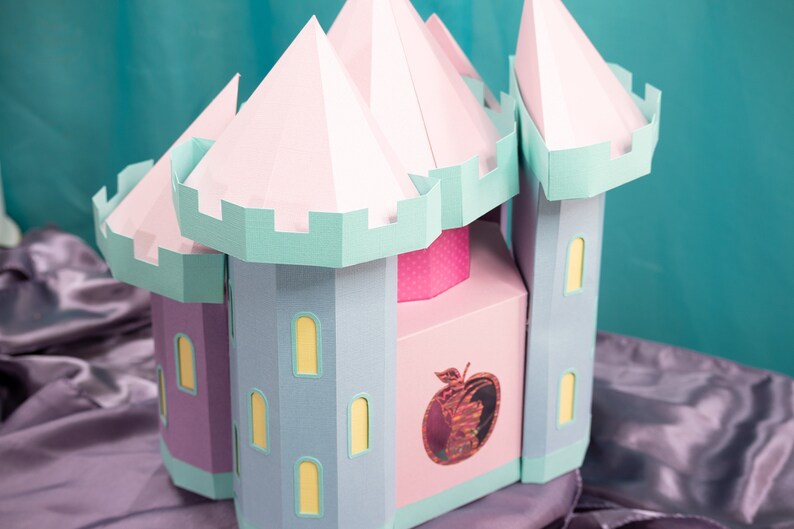 Princess Castle SVG • DIY Papercraft Castle Template • Cricut ...