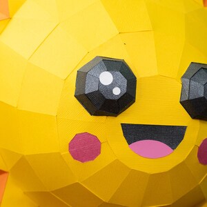 Sol 3D SVG: Plantilla de papercraft de baja poligonización para Cricut ...