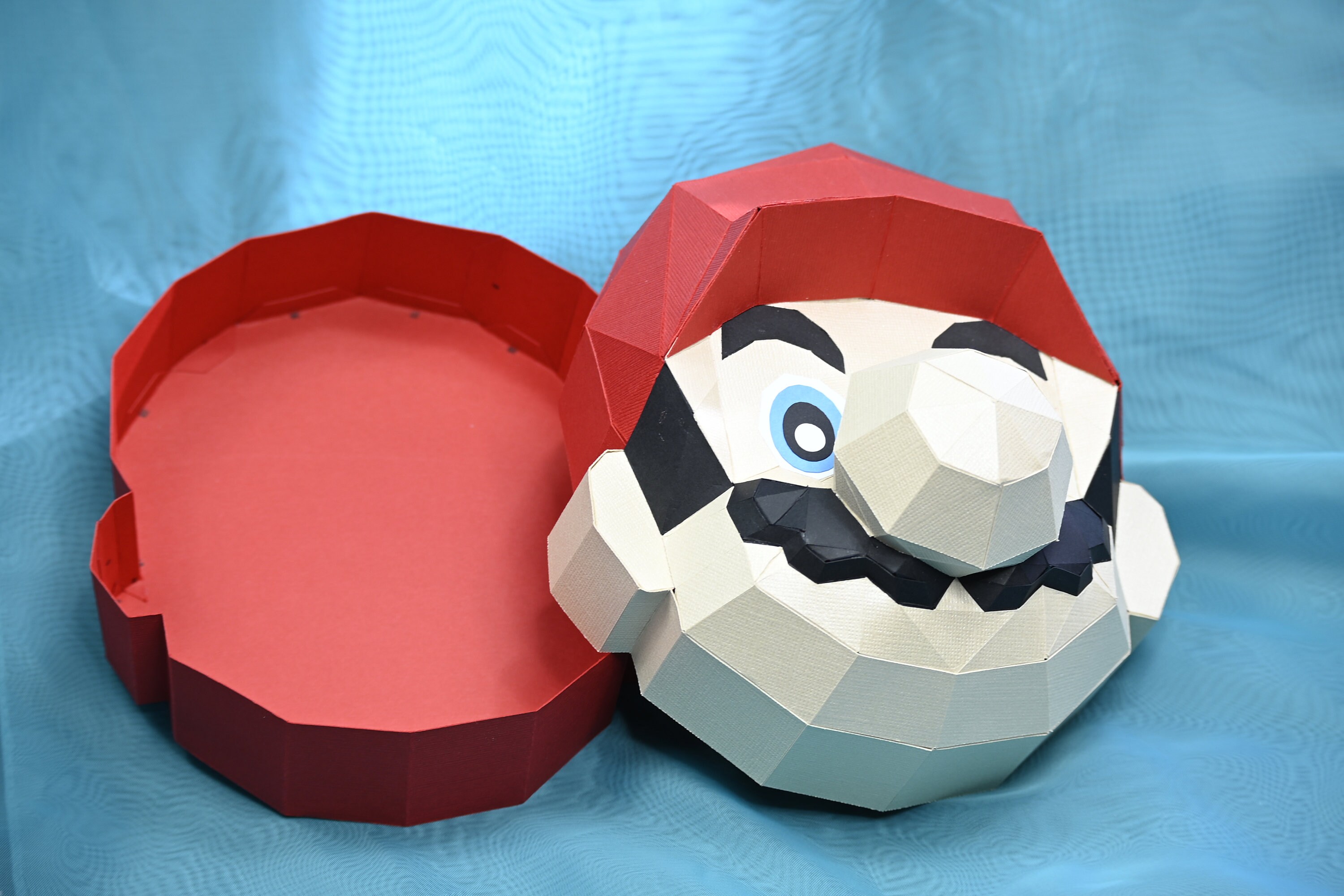 Papercraft Mario Bros Box Low Poly 3d Box Papercraft - Etsy