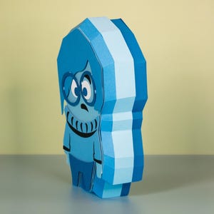 Sadness Inside Out 3D Layered Papercraft Box SVG • Cricut Silhouette ...