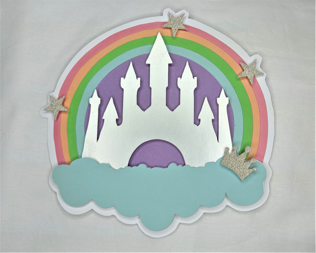 Princess Layered Cake Topper Customized Cake Toper SVG Cut File 3D Cake ...