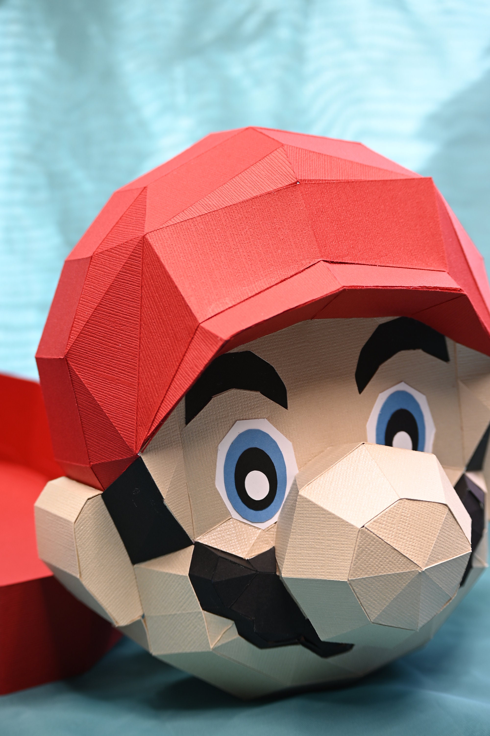 Papercraft Mario Bros Box Low Poly 3d Box Papercraft - Etsy