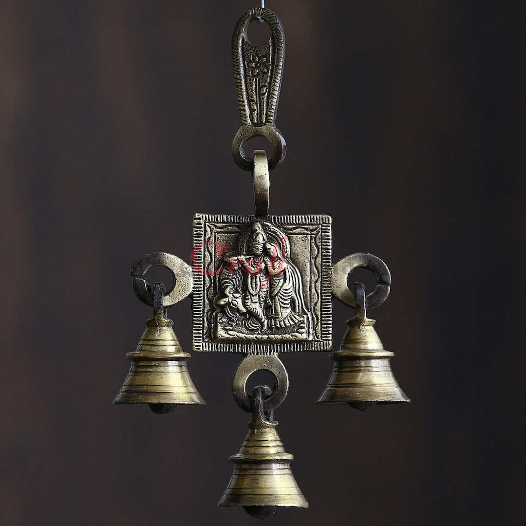 Brass Hanging Bell for Temple Wall Ghanti Diwali Home Decoration - Etsy