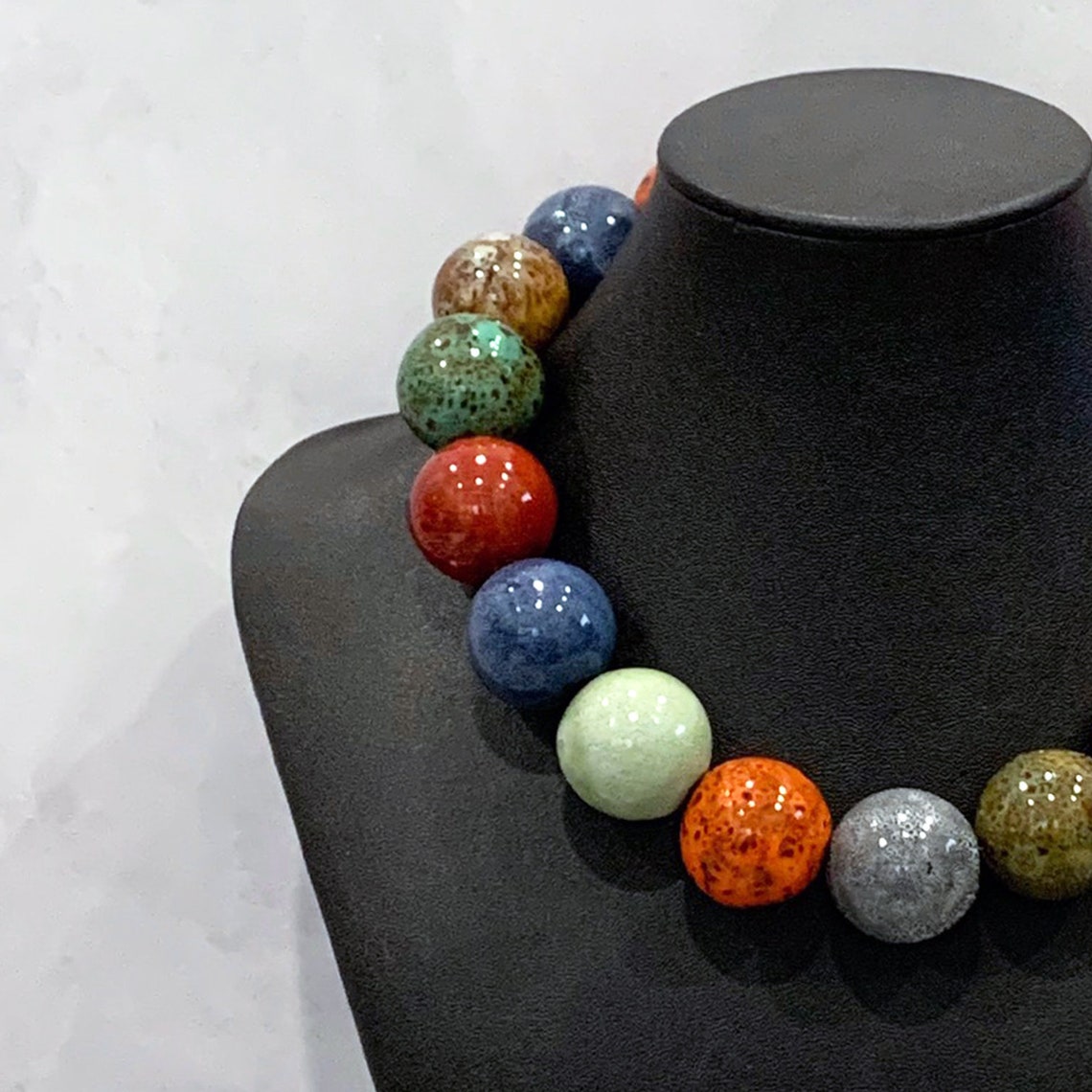 Chunky Colorful Necklaces for Women Multicolor Necklace - Etsy