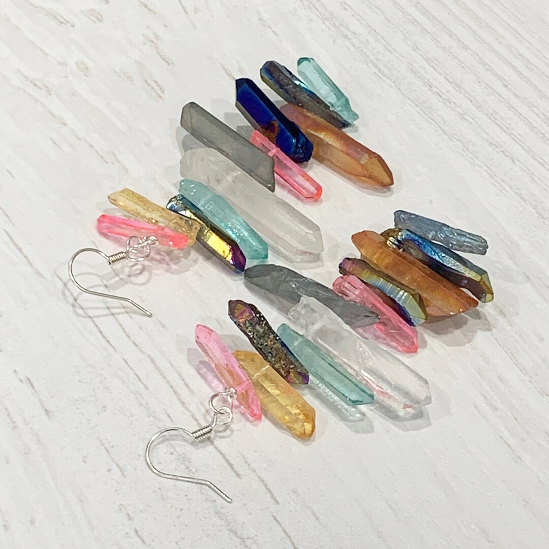 Colorful Statement Earrings Brightly Colored Earrings - Etsy