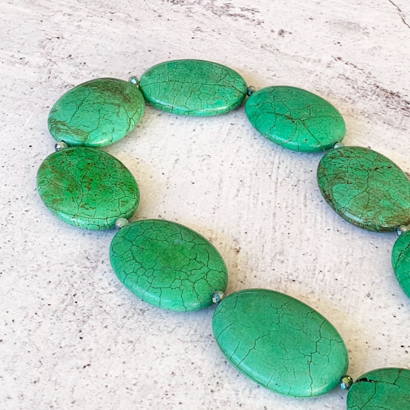 Kelly Green Necklace Chunky Green Necklace Large Green - Etsy