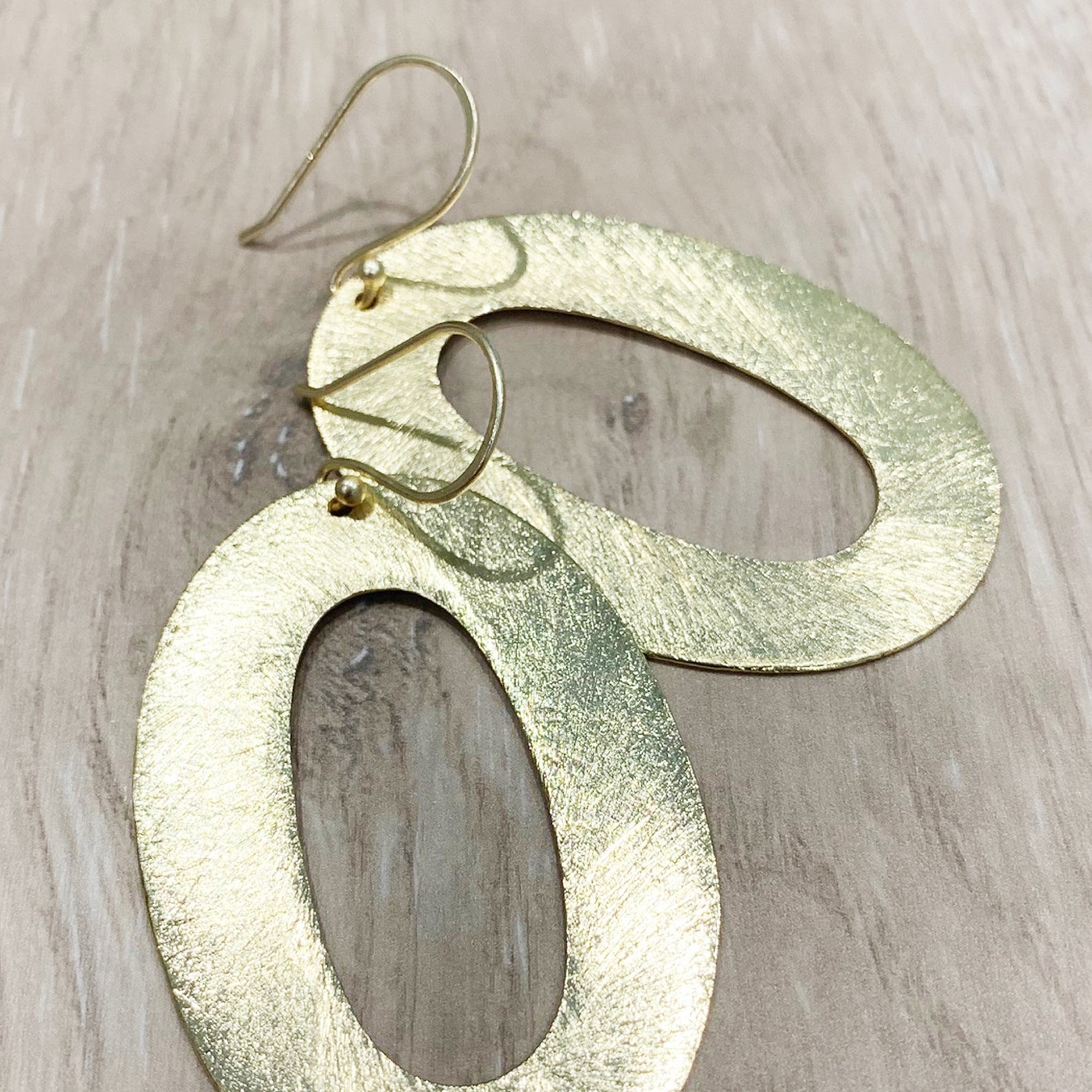 Textured Gold Earrings Gold Circle Earrings Chunky Gold - Etsy