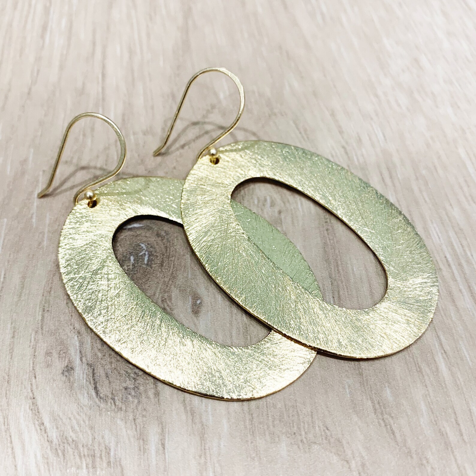 Textured Gold Earrings Gold Circle Earrings Chunky Gold - Etsy