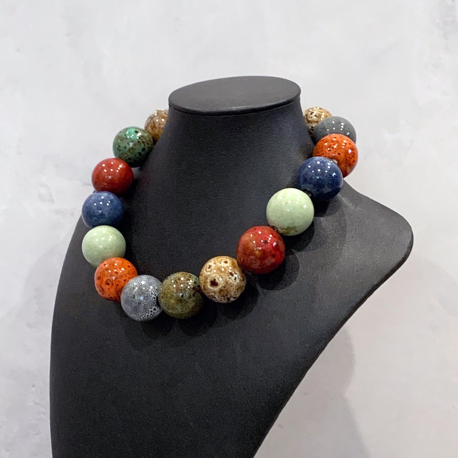 Chunky Colorful Necklaces for Women, Multicolor Necklace, Colorful ...