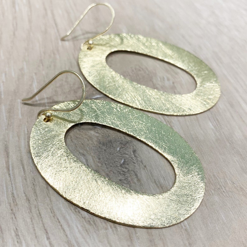 Textured Gold Earrings Gold Circle Earrings Chunky Gold - Etsy