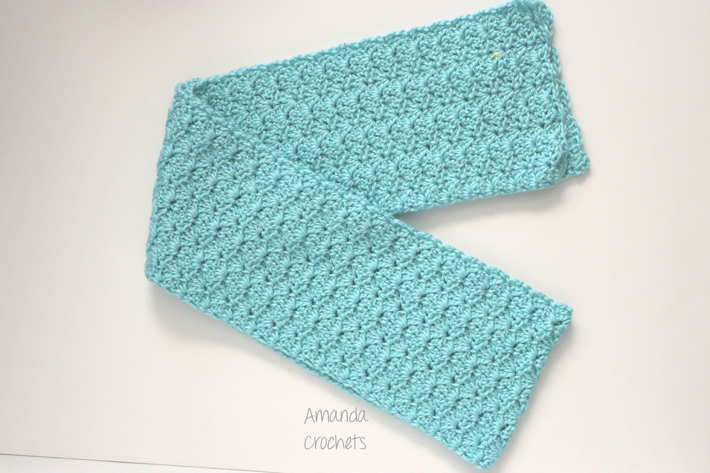 Crochet Scarf Pattern-instant Download-shell Stitch - Etsy
