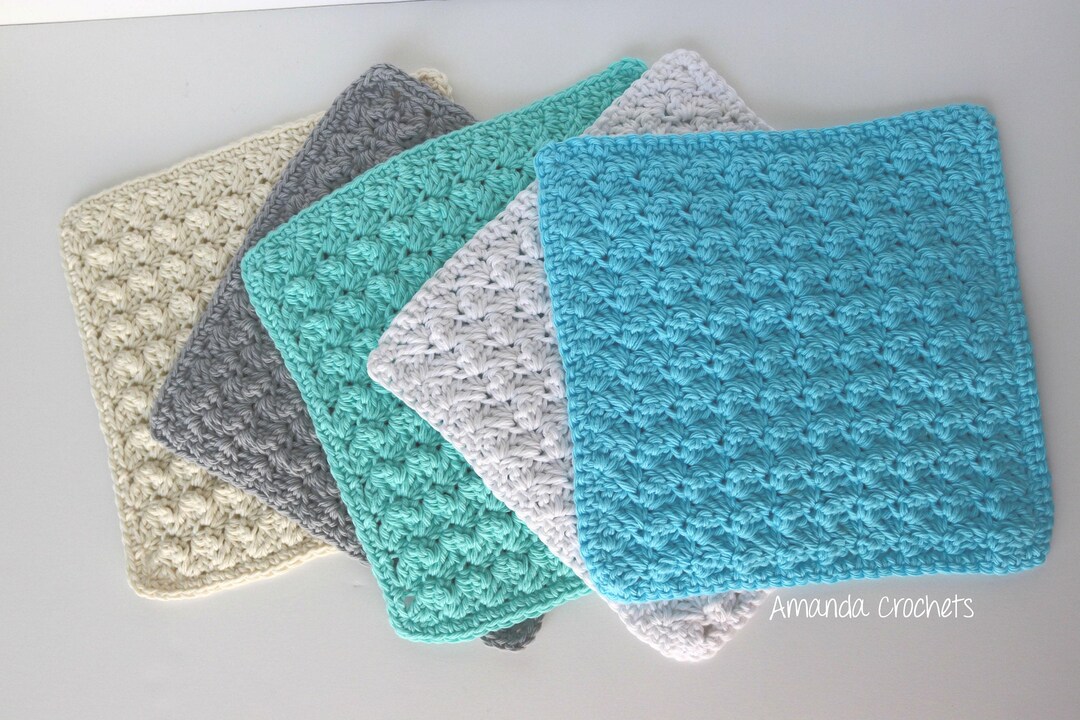 Textured Spa Cloth-instant Download-crochet Spa Cloth-spa Cloth Pattern ...
