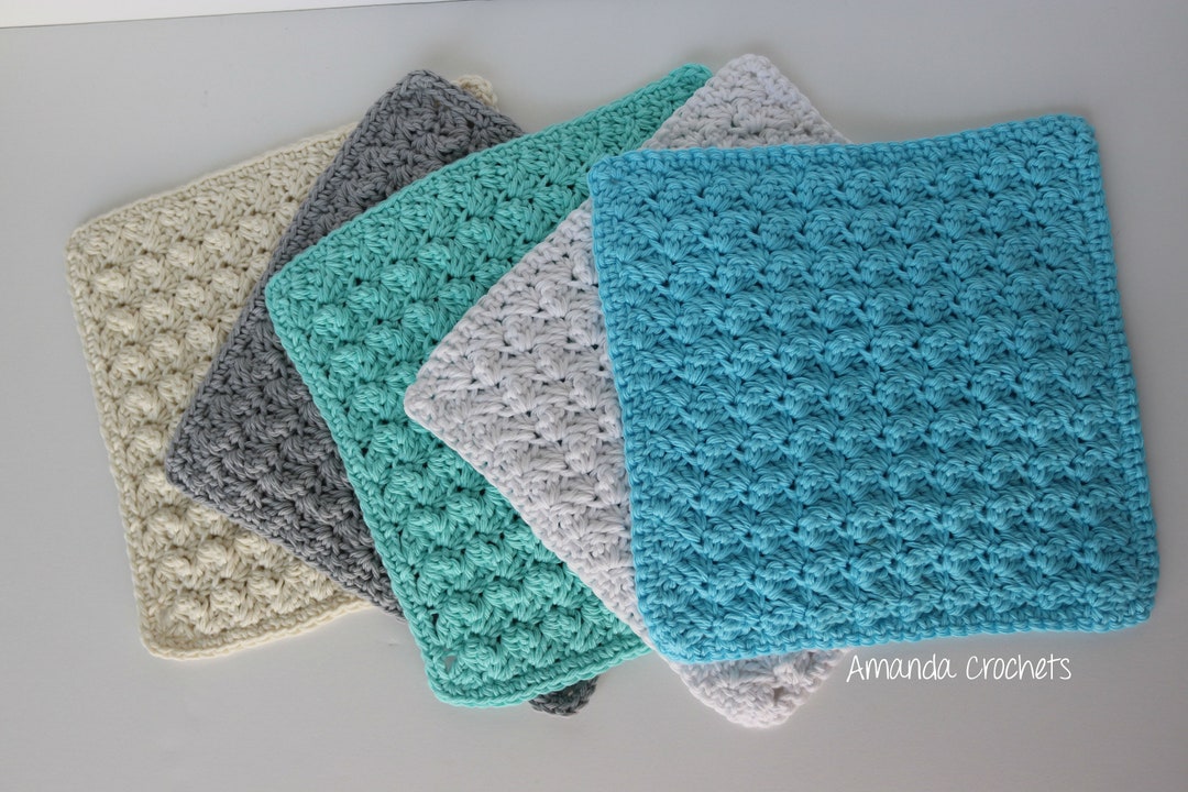 Textured Spa Cloth-instant Download-crochet Spa Cloth-spa Cloth Pattern ...