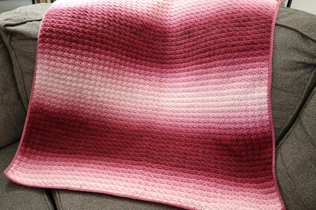 Crochet Baby Blanket Pattern: Ombre Gradient Afghan (PDF Pattern) - Etsy