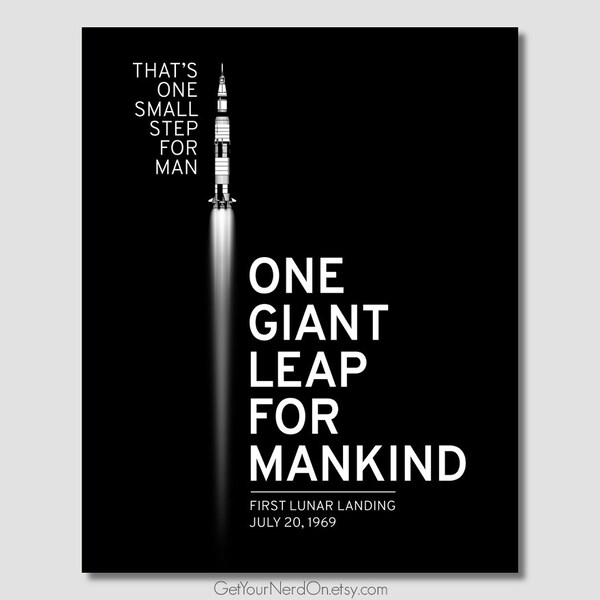 One Small Step - Etsy