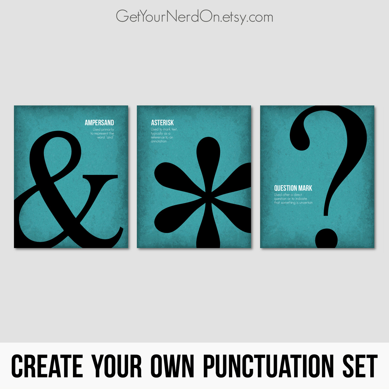 Punctuation Poster Design