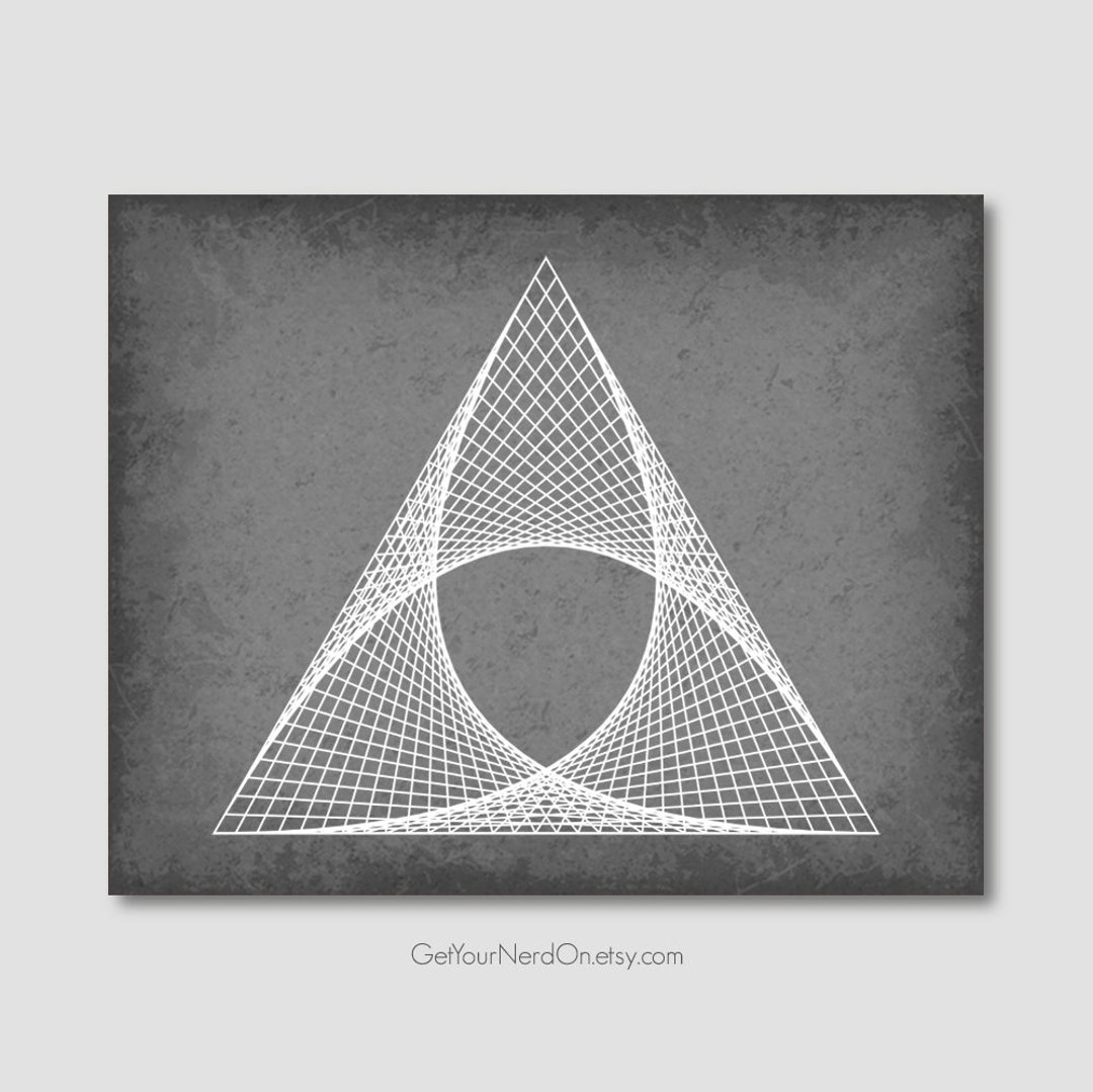 Geometric Nerd Print, Parabolic Curve, Science as Art, Gifts for Nerds ...