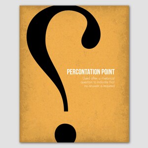 Set of 3 Prints, Uncommon Punctuation, Nerd Home Decor - Etsy