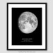 Custom Moon Phase Print Unique Wedding or Anniversary Gift - Etsy