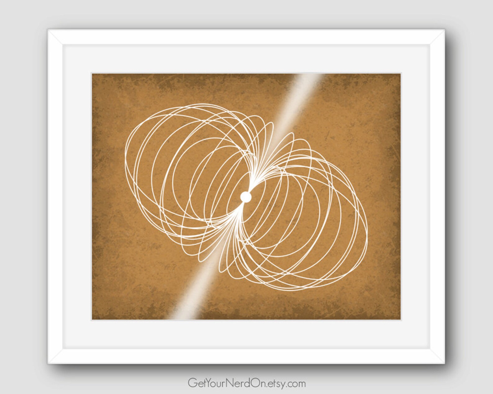 Pulsar Illustration Abstract Science Art Outer Space Decor - Etsy