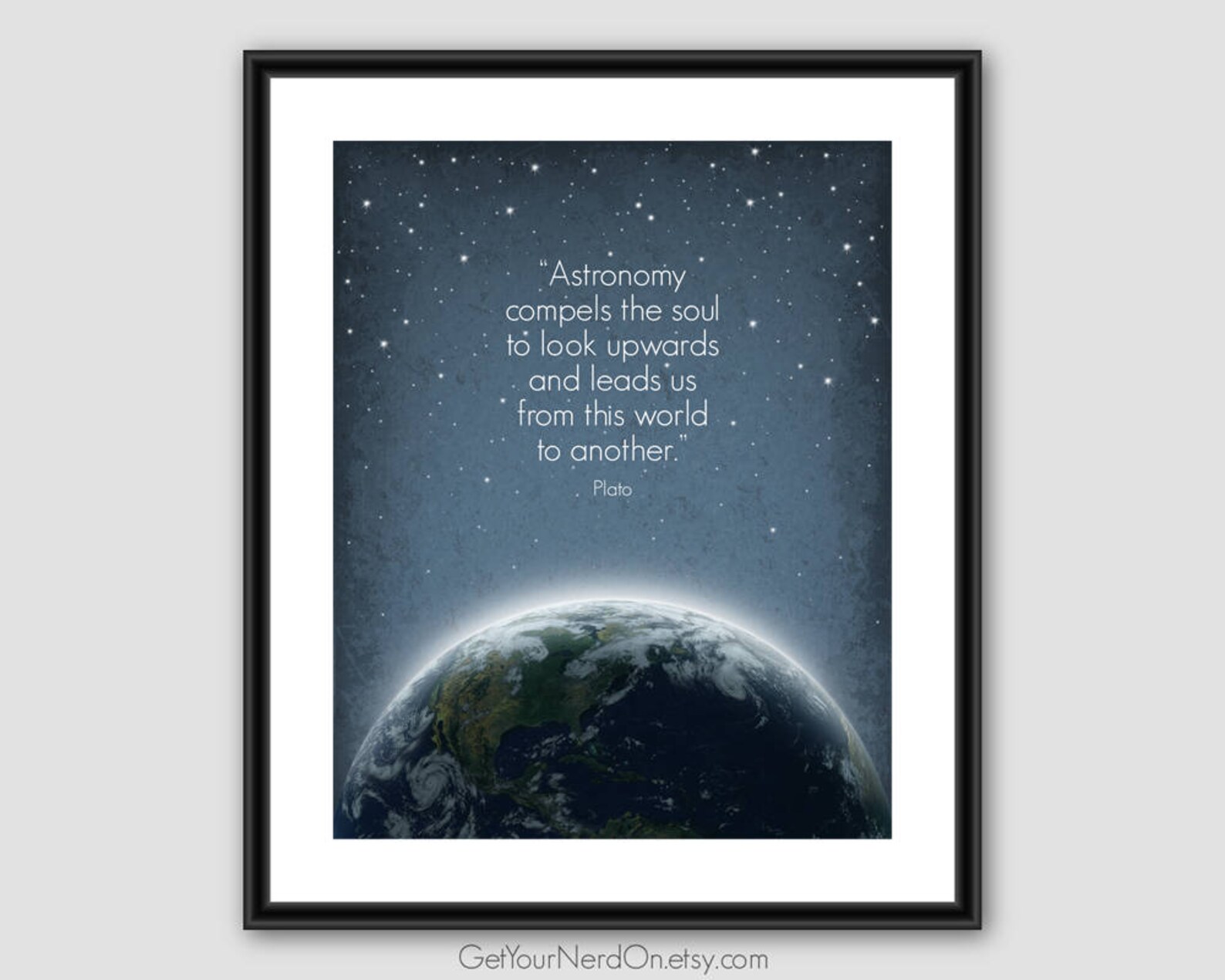 Inspirational Astronomy Quote Poster, Nerdy Science Teacher Home Decor ...