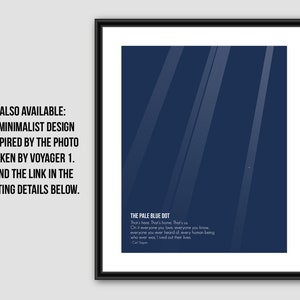 The Pale Blue Dot, Inspirational Quote, Astronomy Gifts, Science Nerd ...