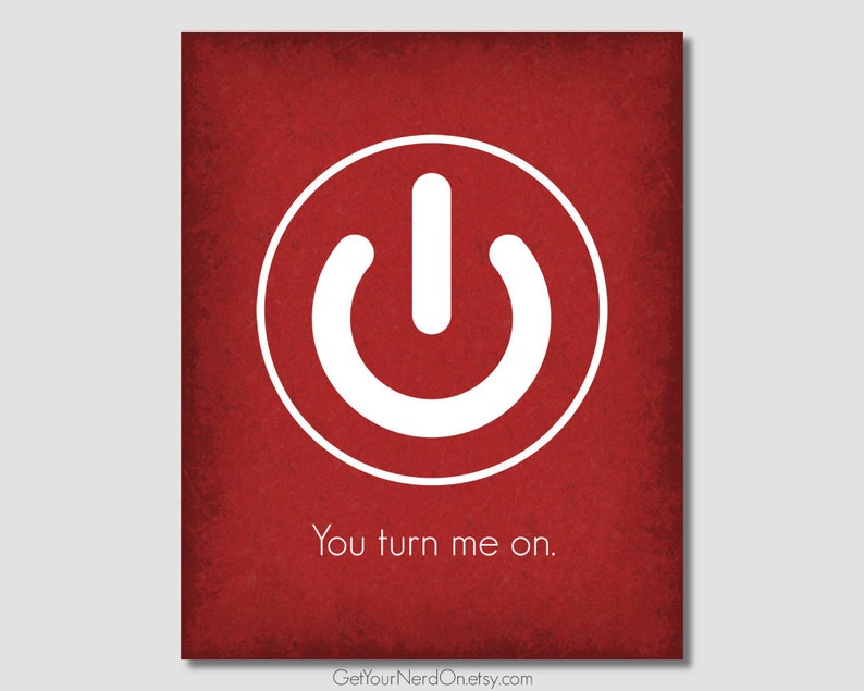 You Turn Me On Computer Geek Gifts Programming Poster Funny - Etsy