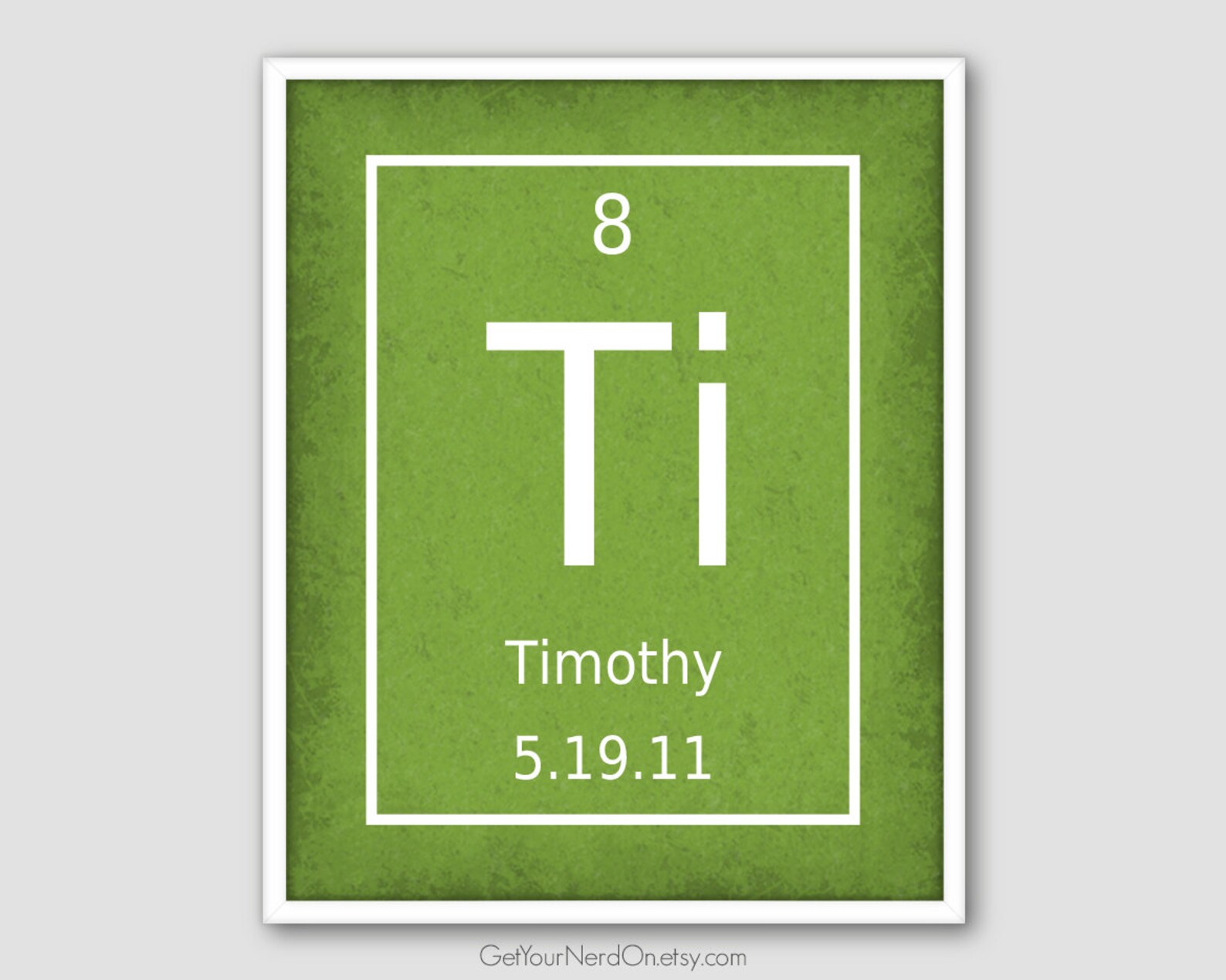 Personalized Gift Periodic Table Name Sign Custom Chemistry - Etsy