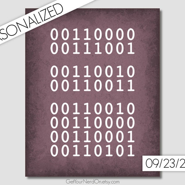 Binary Code - Etsy