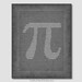 Pi Digits Print Nerdy Math Poster Classroom Decor Unique - Etsy