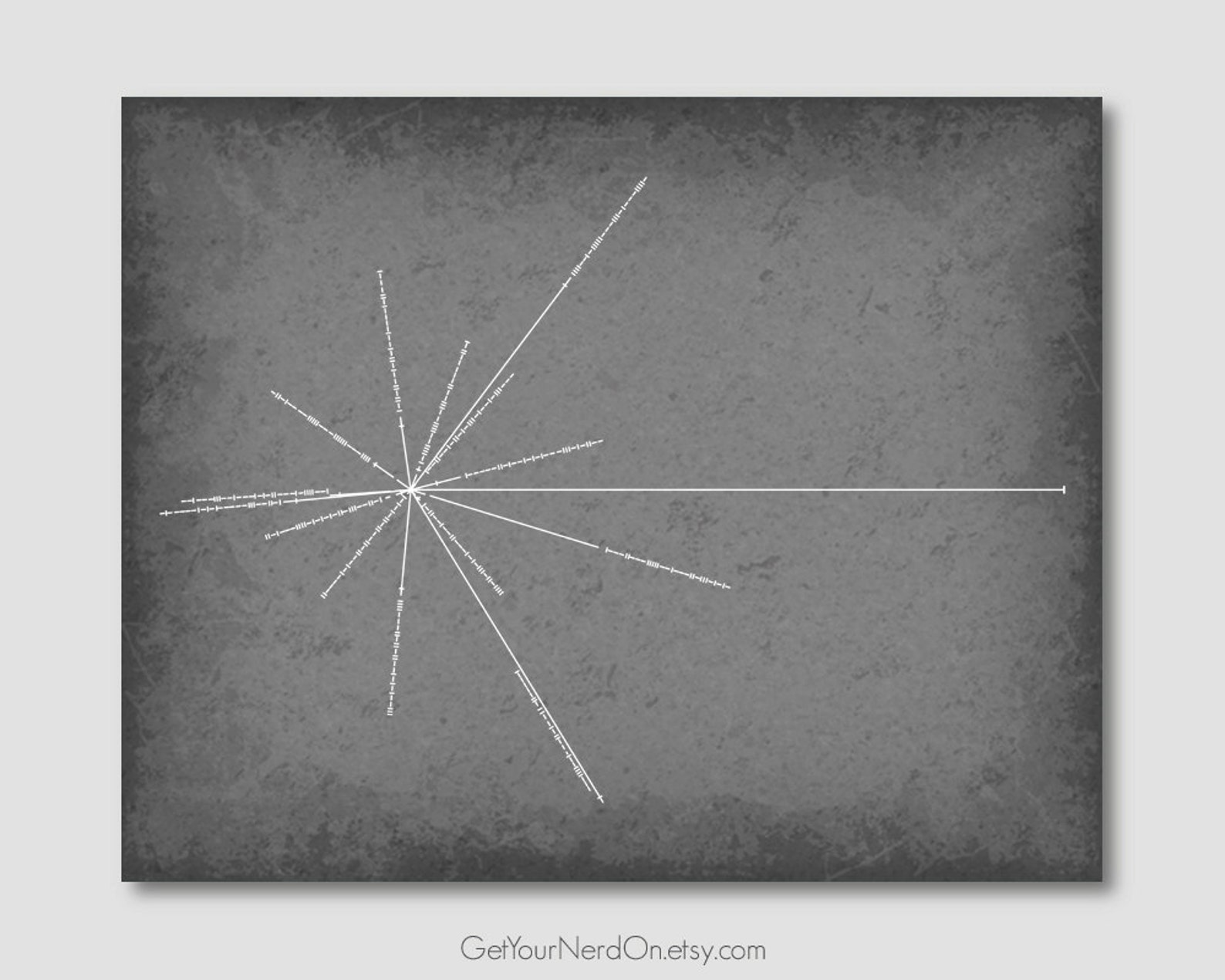 Pulsar Map Poster Pioneer Plaque Astronomy Nerd Gifts Outer - Etsy