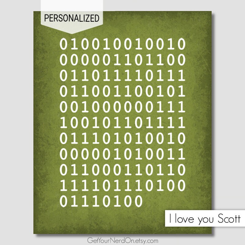 Binary Code - Etsy