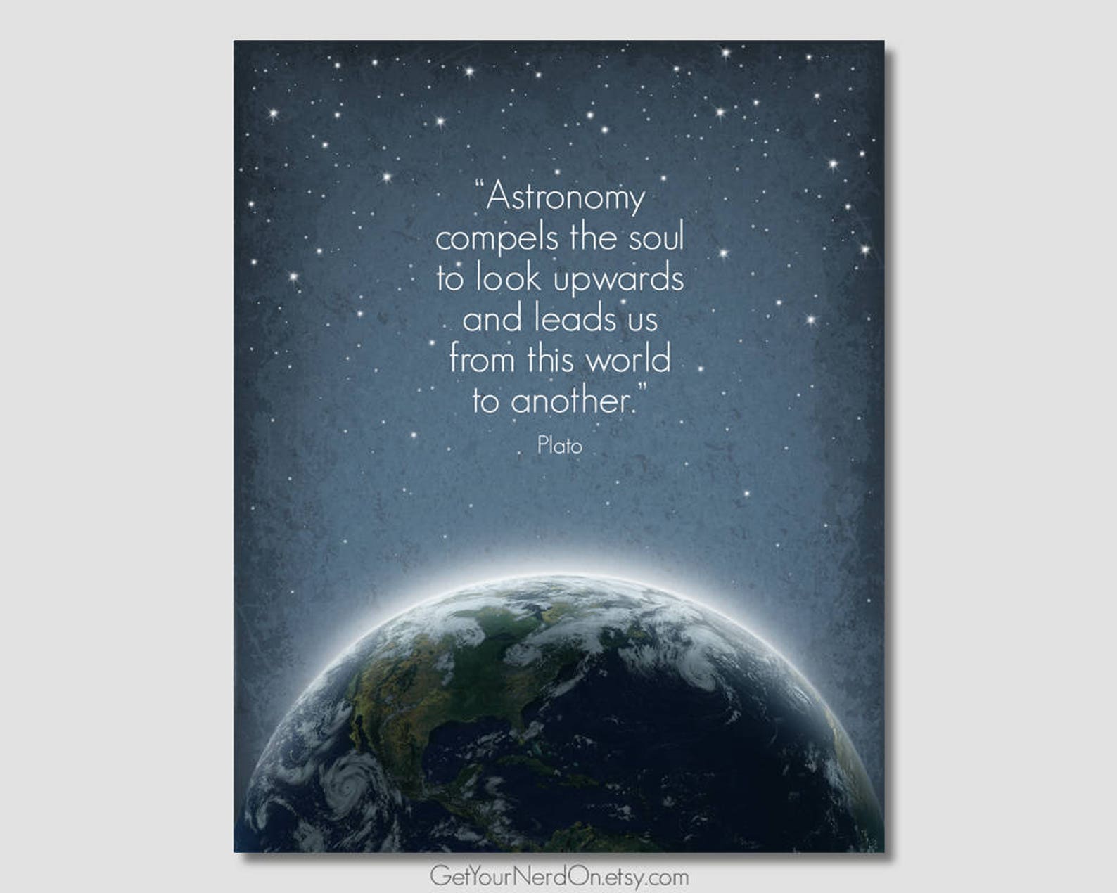 Inspirational Astronomy Quote Poster, Nerdy Science Teacher Home Decor ...