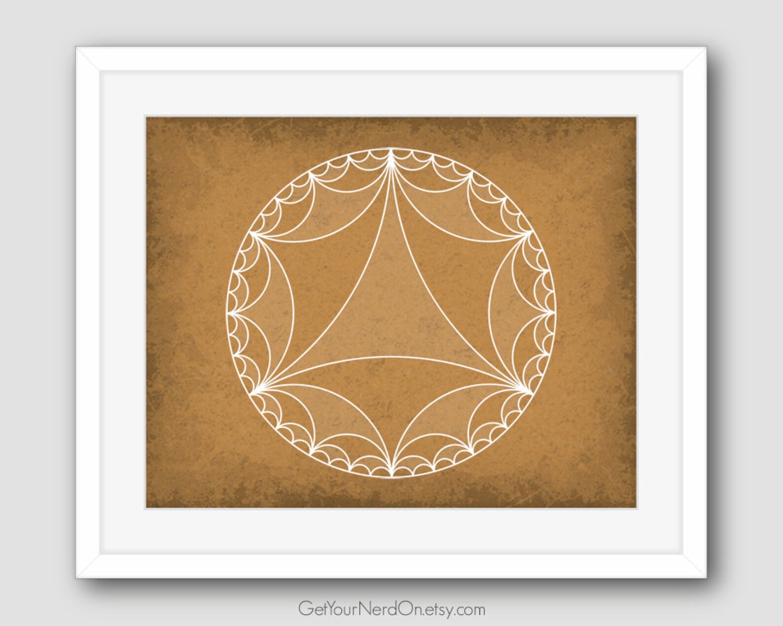 Hyperbolic Geometry Mathematics Wall Art Gifts for Nerds | Etsy