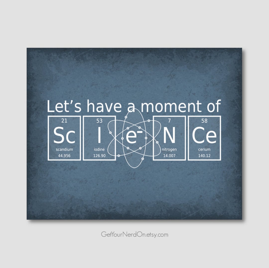 Let's Have A Moment of Science Teacher Gift Ideas School - Etsy