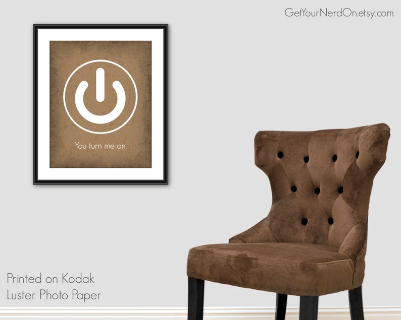 You Turn Me On Computer Geek Gifts Programming Poster Funny - Etsy