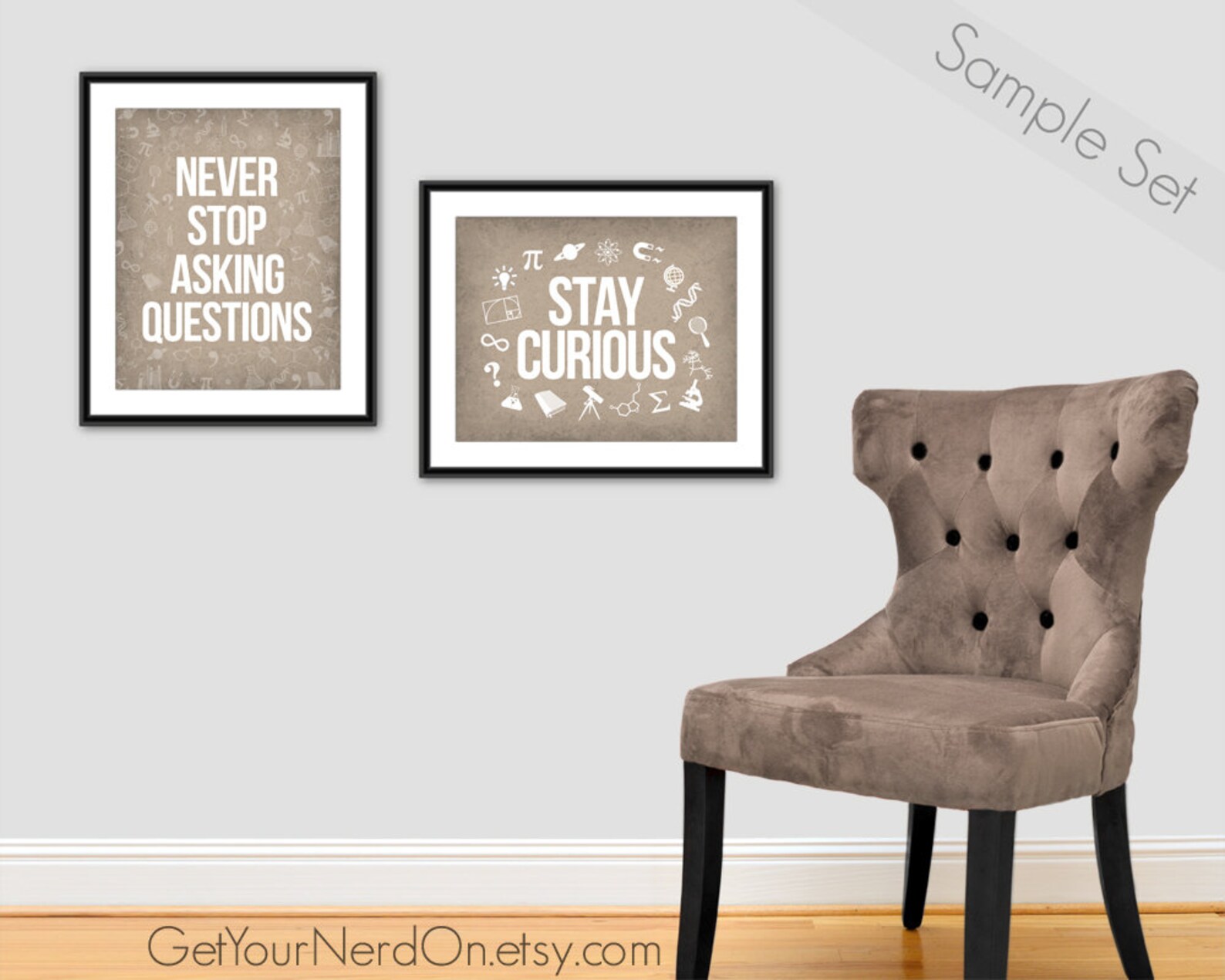 Never Stop Asking Questions Kids' Room Decor Classroom | Etsy