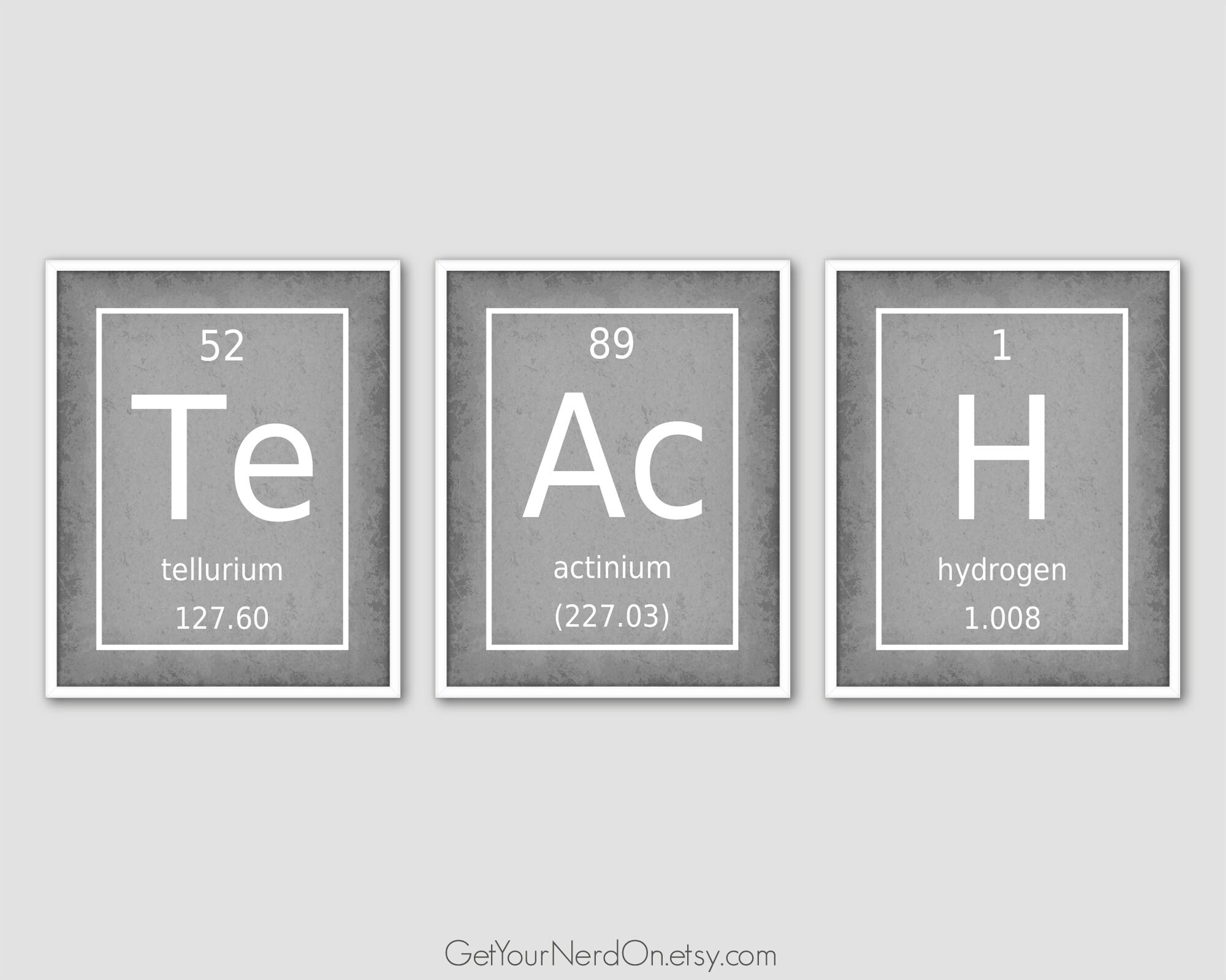 Prints Giclée Art & Collectibles teacher appreciation wall art periodic ...