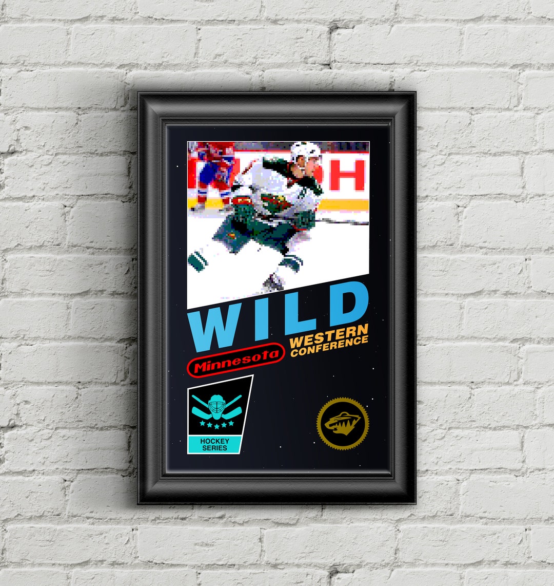 Minnesota Wild Retro NES Box Art Print- Zach Parise - Etsy
