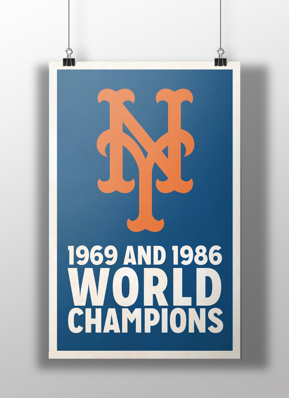 New York Mets World Champions Print - Etsy