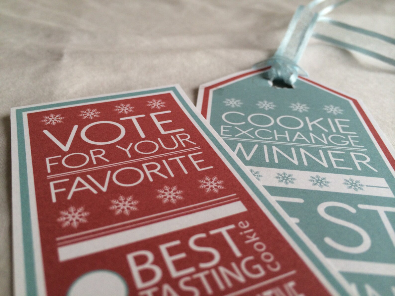 Cookie Exchange Voting Awards - Etsy