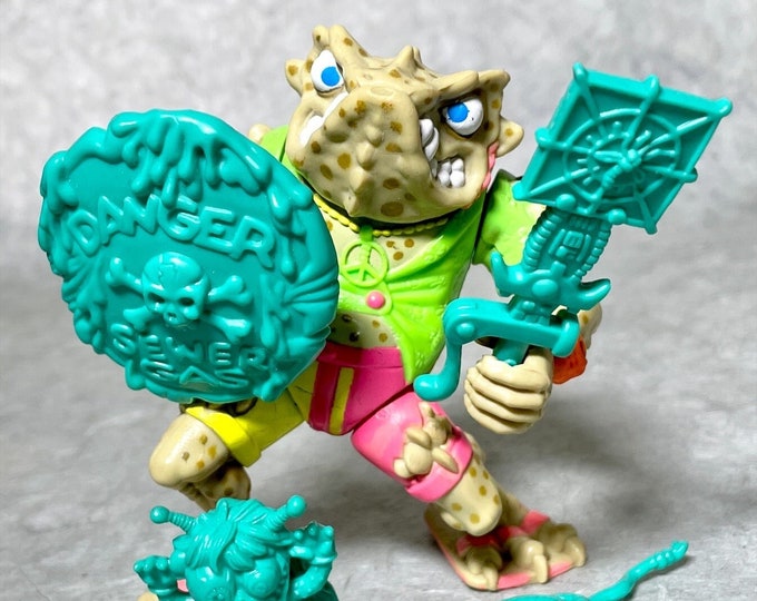 Teenage Mutant Ninja Turtles Napoleon Bonafrog Action Figure Complete ...
