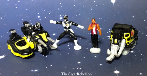 Mighty Morphin Power Rangers Micro Machines 2 Black Ranger - Etsy