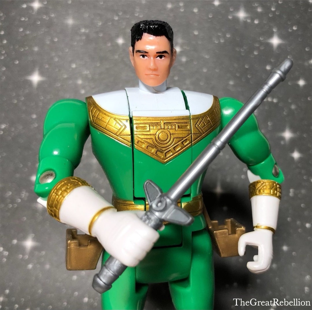 Power Rangers ZEO Auto Morphin Green Ranger IV Flip Head - Etsy