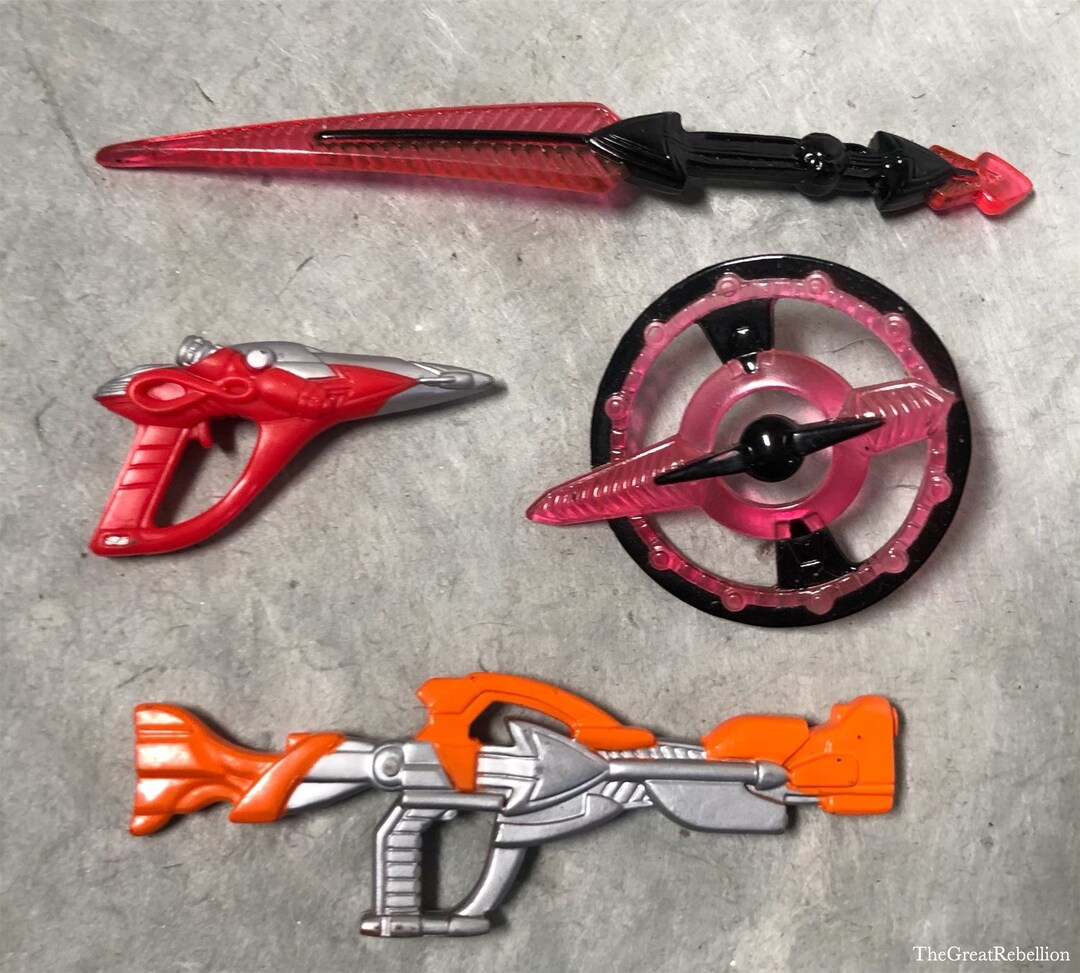 Power Rangers Time Force Pink Ranger Figure TF Fighter Weapon ...