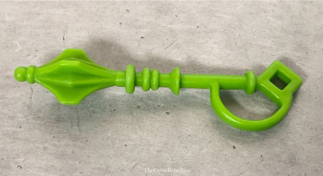 HE-MAN Masters of the Universe Clawful Green Mace Weapon Part - Etsy