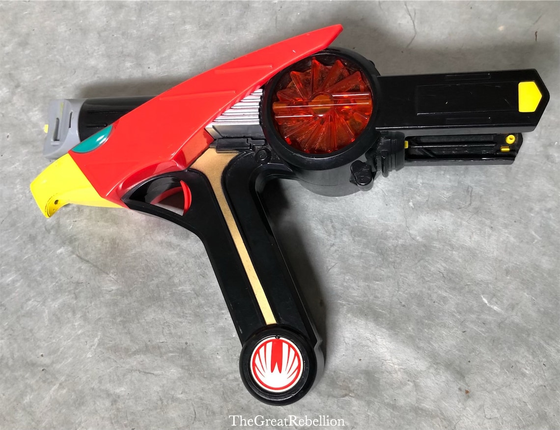 Power Rangers Ninja Storm Striker Red Hawk Blaster Weapon - Etsy