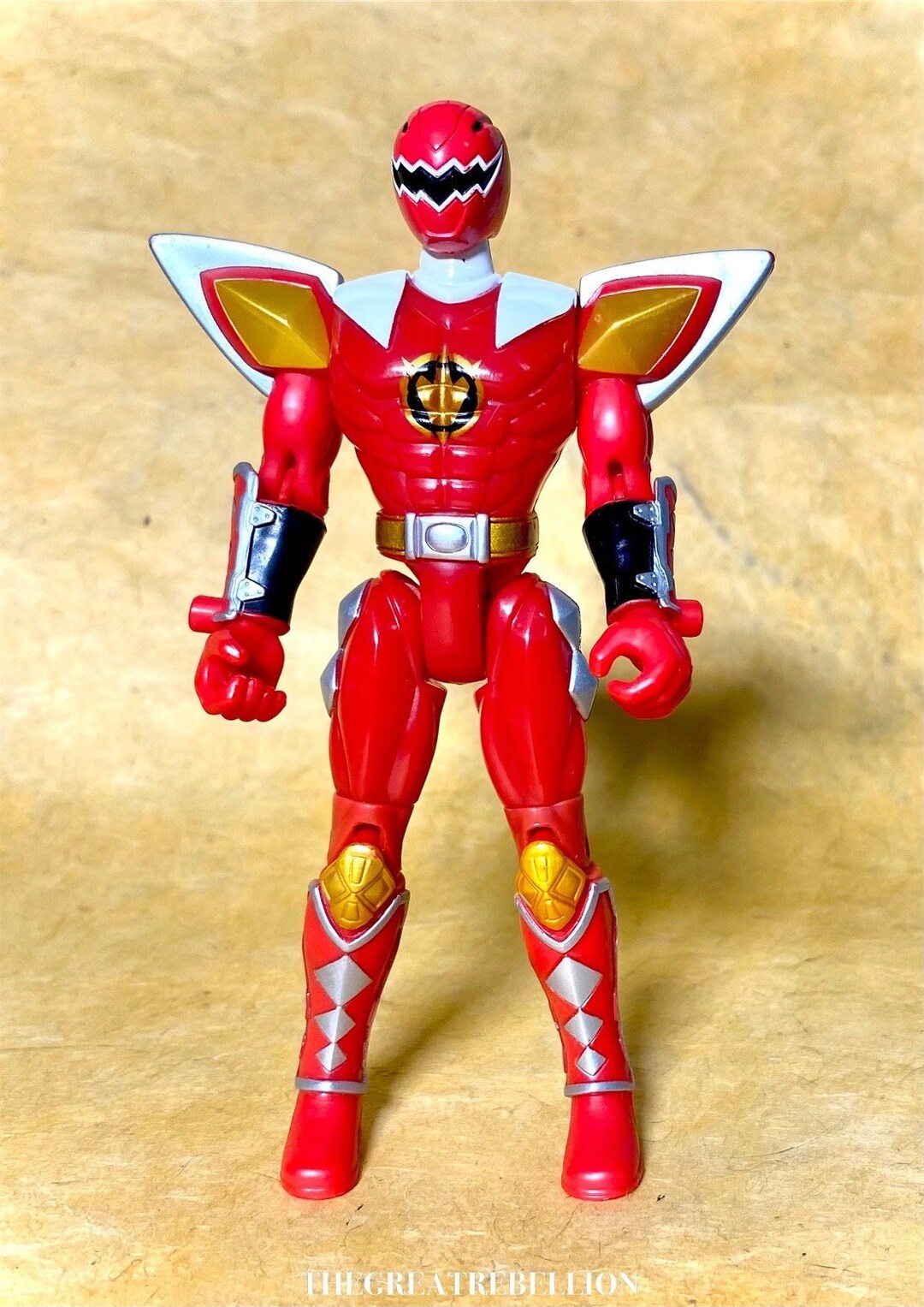 Power Rangers Dino Thunder Red Raptor Cycle Ranger Action - Etsy